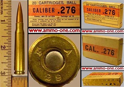 276 Pedersen Military Experimental One Cartridge Not A Box Ammo One1