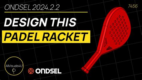 🥎 ondsel tutorial model a padel racket padel 3d ondsel es
