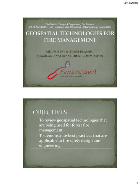 Pdf Geospatial Technologies For Wildfire Detection And Risk Management