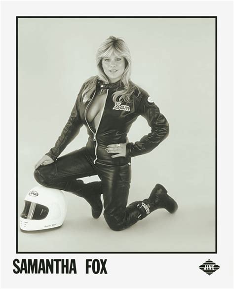 Samantha Fox 80s Samantha In Leather Steady Now R Samantha Fox