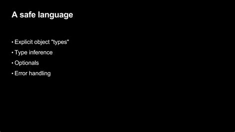 Introduction To Swift And Playgrounds Pptx Programming Languages Computing