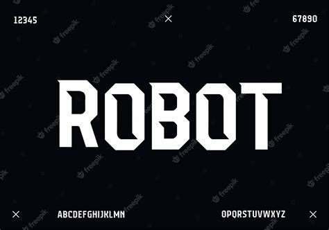 스포츠 현대 Lphabet 글꼴 기술 디지털 영화 로고 디자인을위한 타이포그래피 도시 스타일의 글꼴 프리미엄 벡터
