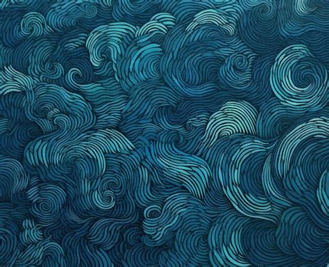 Premium Ai Image Beautiful Sea Waves Pattern