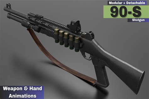 Shotgun 90 Fps Tps 3d Weapons Unity Asset Store