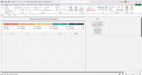 Simple Decision Tracker Excel Template Task Priorty Tracker Excel Template Task Checklist