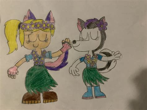 Hula With Huskia By Louiscyan157 On Deviantart