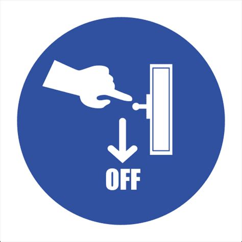 Ma8 Switch Machine Off Safety Sign Safety Signs And Equipment