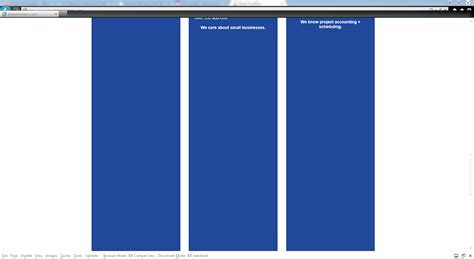 Html Ie9 Weird Heights Cannot Fix Stack Overflow