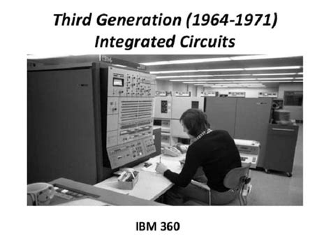 Third Generation Integrated Circuit 1964 1971