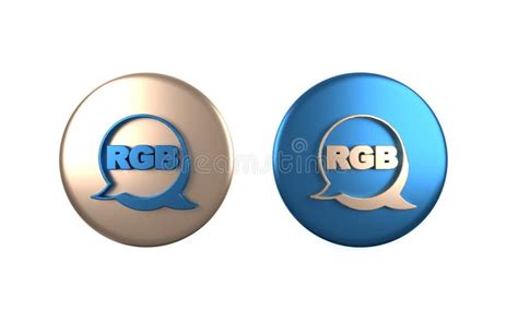 Colorful Speech Bubble With Rgb And Cmyk Color Mixing Icon Isolated On White Background Circle