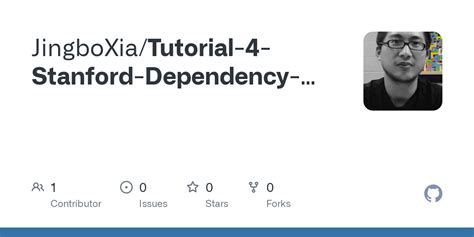 Github Jingboxiatutorial 4 Stanford Dependency Tree And Sdp
