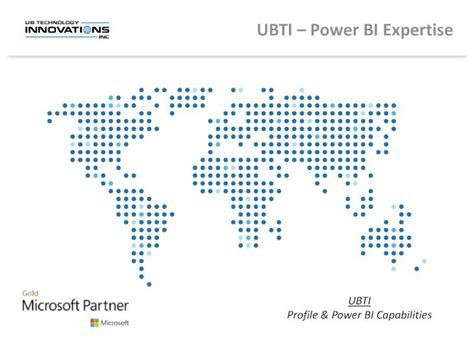 Pdf Ubti Power Bi Expertise · Core Capabilities Power Bi Solutions