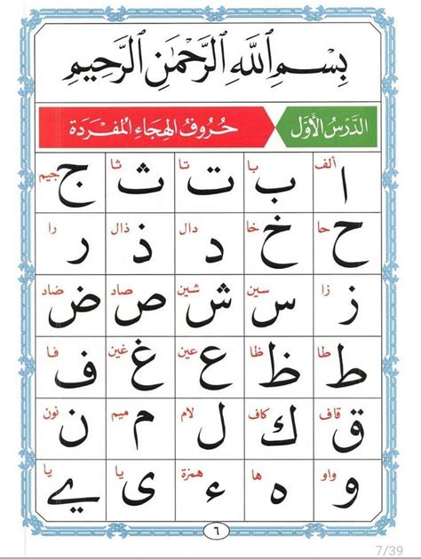 Learn The Arabic Alphabet With Two Different Languages