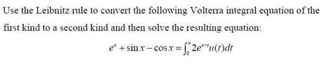 Answered Use The Leibnitz Rule To Convert The Bartleby