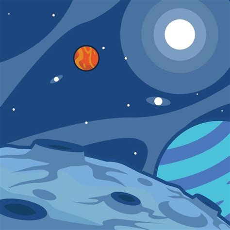 Space Moon Surface Vector Art Icons And Graphics For Free Download