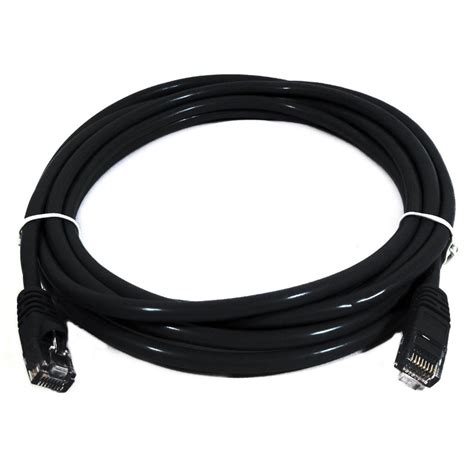 3m Black Cat6a UTP Ethernet Cable Plexus Computing
