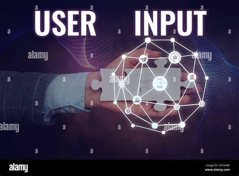 Sign Displaying User Input Word Written On Any Information Or Data