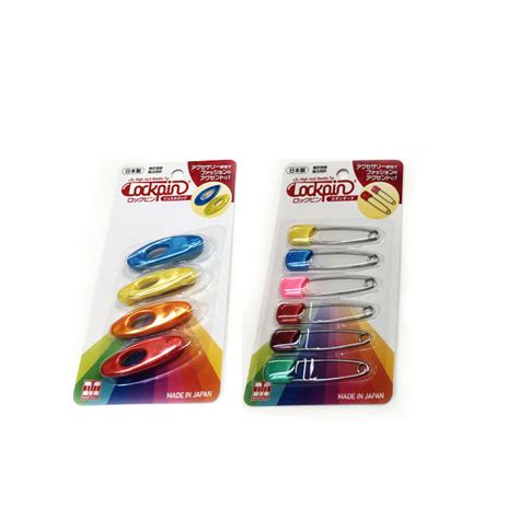 Buy Lockpin Japan Saree Hijab Gown Brooch Japanese Steel Safety Pin 4pcs Lock Pin 6 Pcs