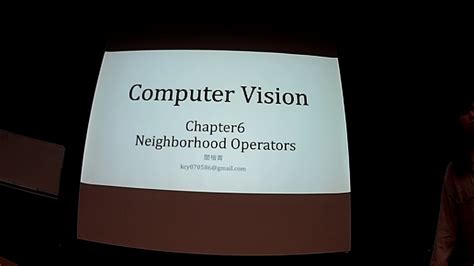 computer vision lecture7 1027 youtube