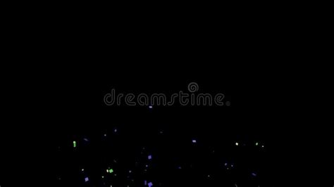 Cracker Launch Confetti Particle Animation Motion Graphics Stock Video Video Of Decoration