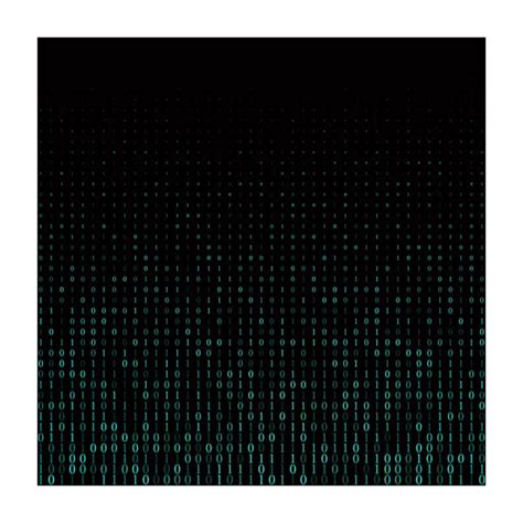 streaming binary code background vector illustration data matrix