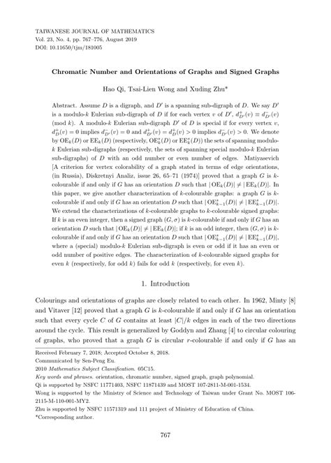 pdf chromatic number and orientations of graphs and signed graphs