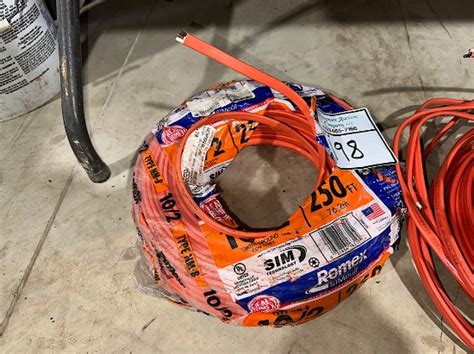 Partial Roll Of 10 2 Romex Wire Online Auctions Proxibid