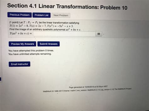 solved section 4 1 linear transformations problem 8