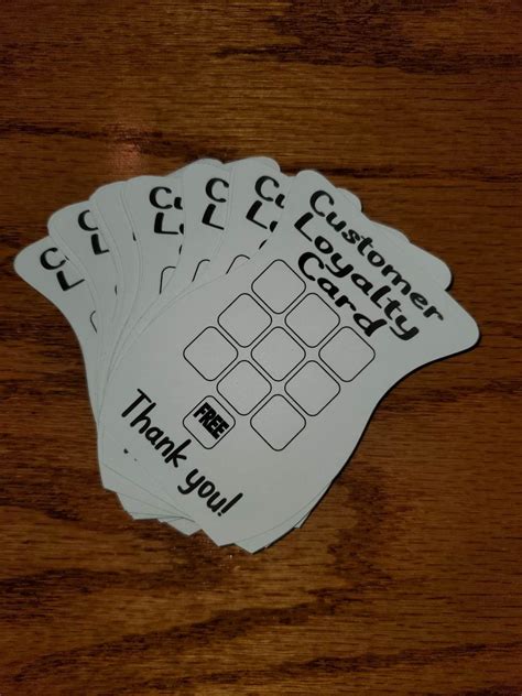 Scentsy Customer Loyalty Cards Set Of 24 Punch Card Stamp Card Etsy