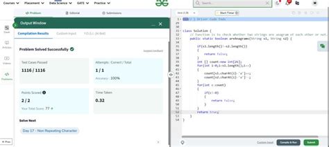 Java Codingchallenge Problemsolving Geeksforgeeks 100daysofcode