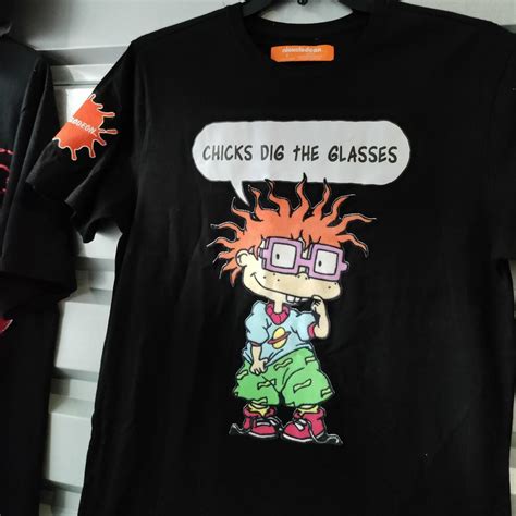 Chicks Dig Me Chuckie Rugrats Nickelodeon Shirt Depop