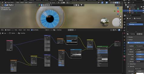 node help with eyeball weird shading r blenderhelp