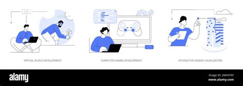 Web Programming Abstract Concept Vector Illustrations Stock Vector Image And Art Alamy