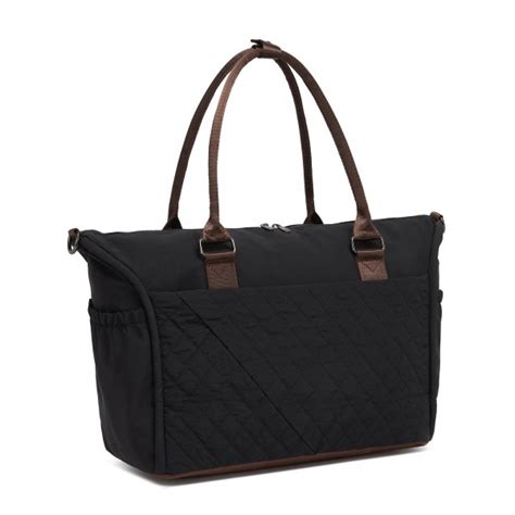 Tvm2520 Miss Lulu Stylish Quilted Color Blocked Cabin Travel Bag With