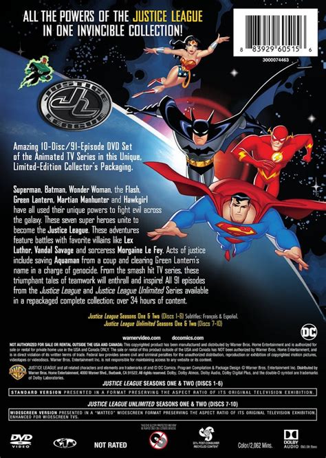 Buy Justice League The Complete Series Box Set Dvd Gruv
