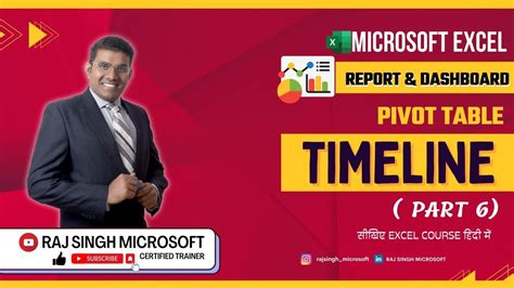 How To Use Excel Pivot Tables To Create Amazing Timelines Raj Singh