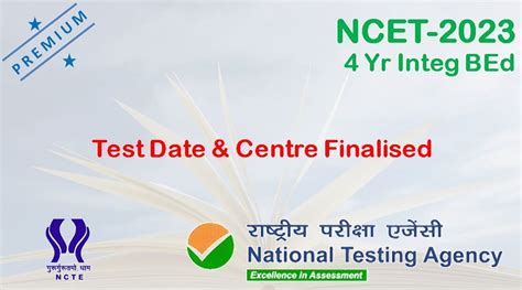 NTA Releases NCET Date And Test Centre Intimation Slip