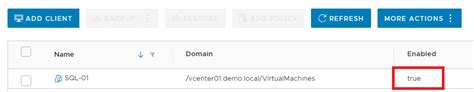 Avamar Backup Fails With Client Backup Disabled Dell Us
