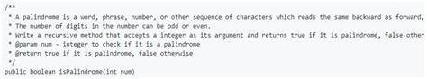 Solved A Palindrome Is A Word Phrase Number Or Other