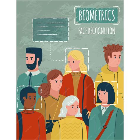 Premium Vector Biometrics Face Recognition Digital Id Scan Tech
