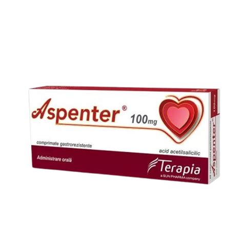 Aspenter 28 Gastroresistant Tablets Reducing The Risk Of Myocardial
