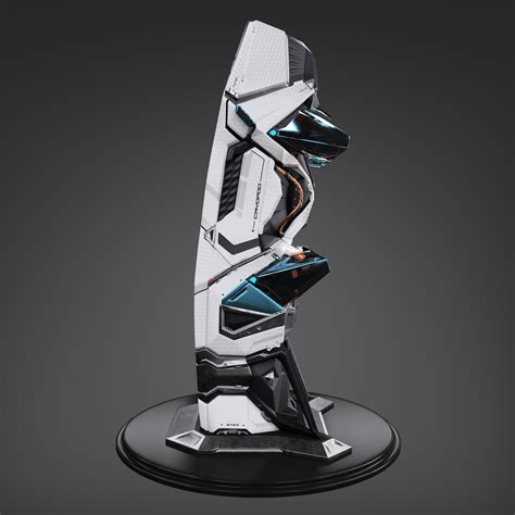 Pbr Sci Fi Cryopod Con Hires Modelo 3d 149 Max Fbx Obj Free3d