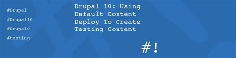 Michael Anello On Linkedin Drupal 10 Using Default Content Deploy To