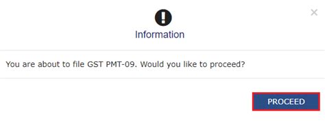A Confirmation Message Is Displayed That The Filing Has Been Successful And ARN Is Displayed On