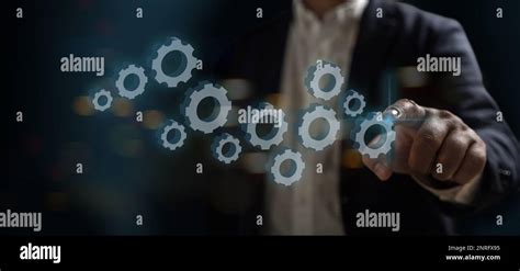 Process And Workflow Analysis For Businessman Process With Flowchart
