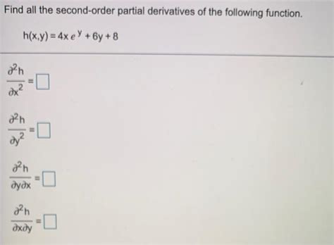 solved of of find and дх dy for the following function