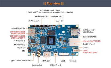 Orange Pi 5 4gb Rockchip Rk3588s 8 Core 64 Bit Single Board Computer Up To 2 4ghz And 8k Video