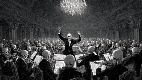 Spooky Skeletons Orchestra Halloween Concert Classical Music And