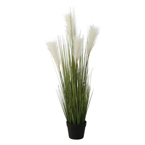 Kunstig Pampas Græs I Potte 100cm Plast Pampas Plante