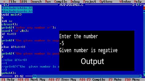 C Program To Check Whether Number Is Positive Or Negative Or Zero
